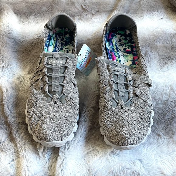 Skechers | Shoes | Nwt Sketchers Stretch Weave Memory Foam Sneakers ...
